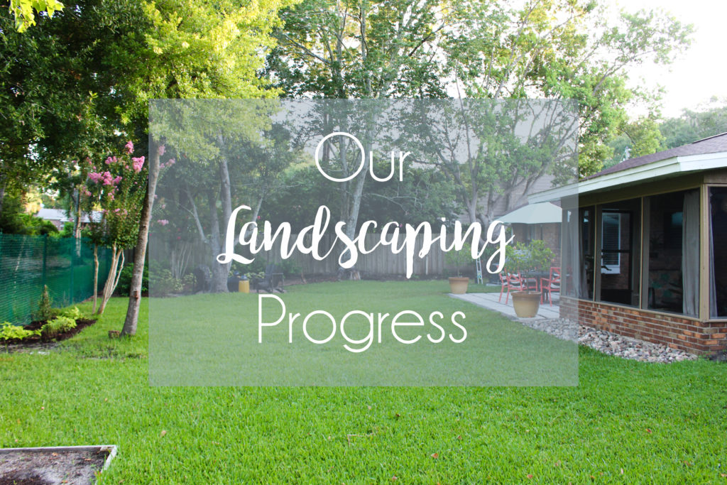 Home Project // Our Landscaping Progress - Within the Grove